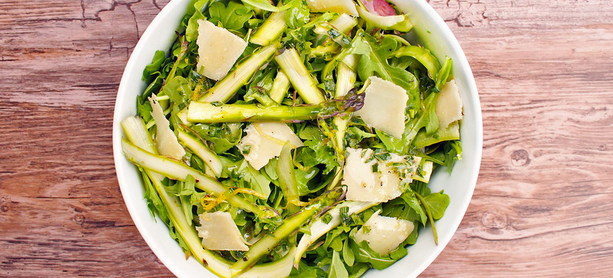 Shaved Asparagus & Arugula Salad with Lemon-Tarragon Vinaigrette ...
